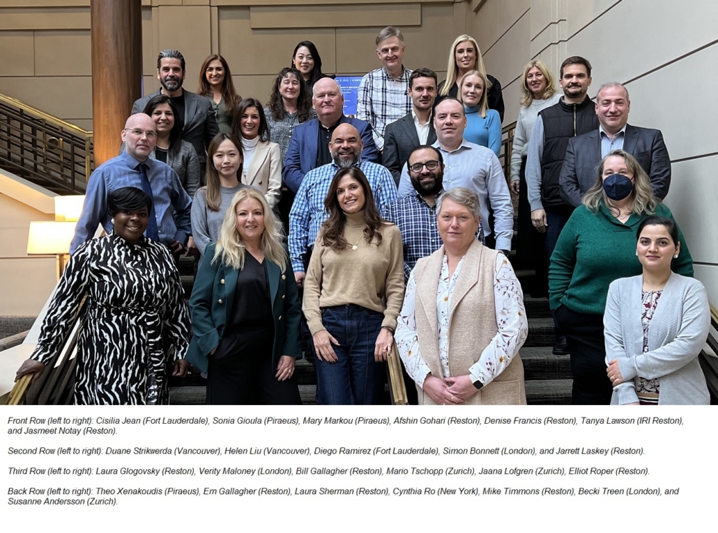 Corporate Services Group (CSG) Meets in Reston - IRI | International ...